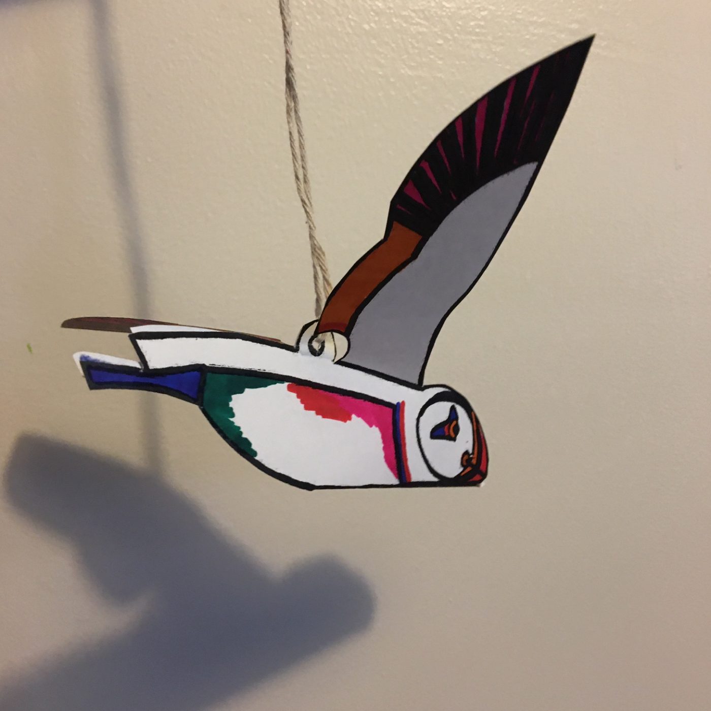 Flying Puffin craft – Museum of Zoology Blog